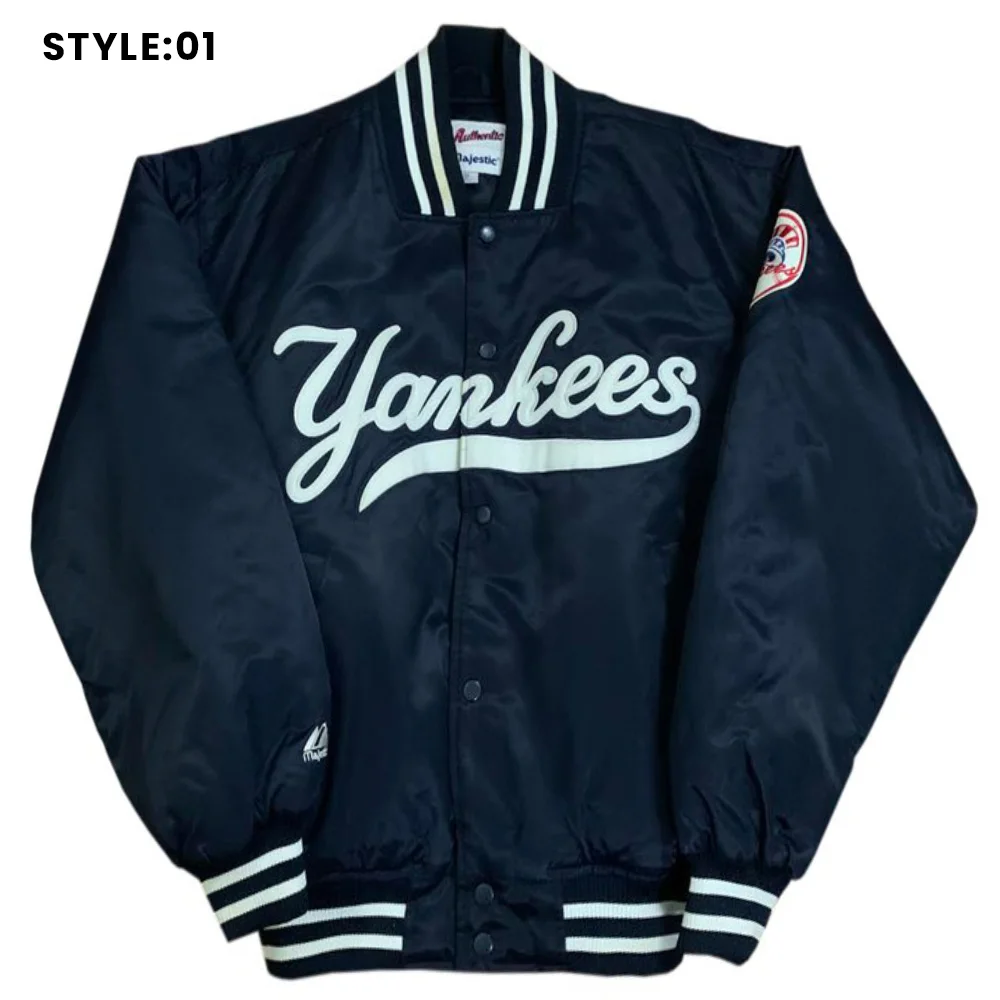 NY Yankees Vintage 90s Athletic Jacket | New Arrivals